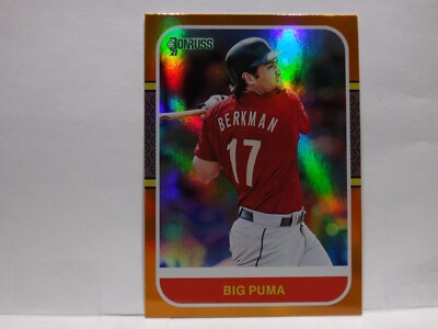 2021 Donruss Variations Holo Orange #223 Lance Berkman RETRO "Big Puma ...