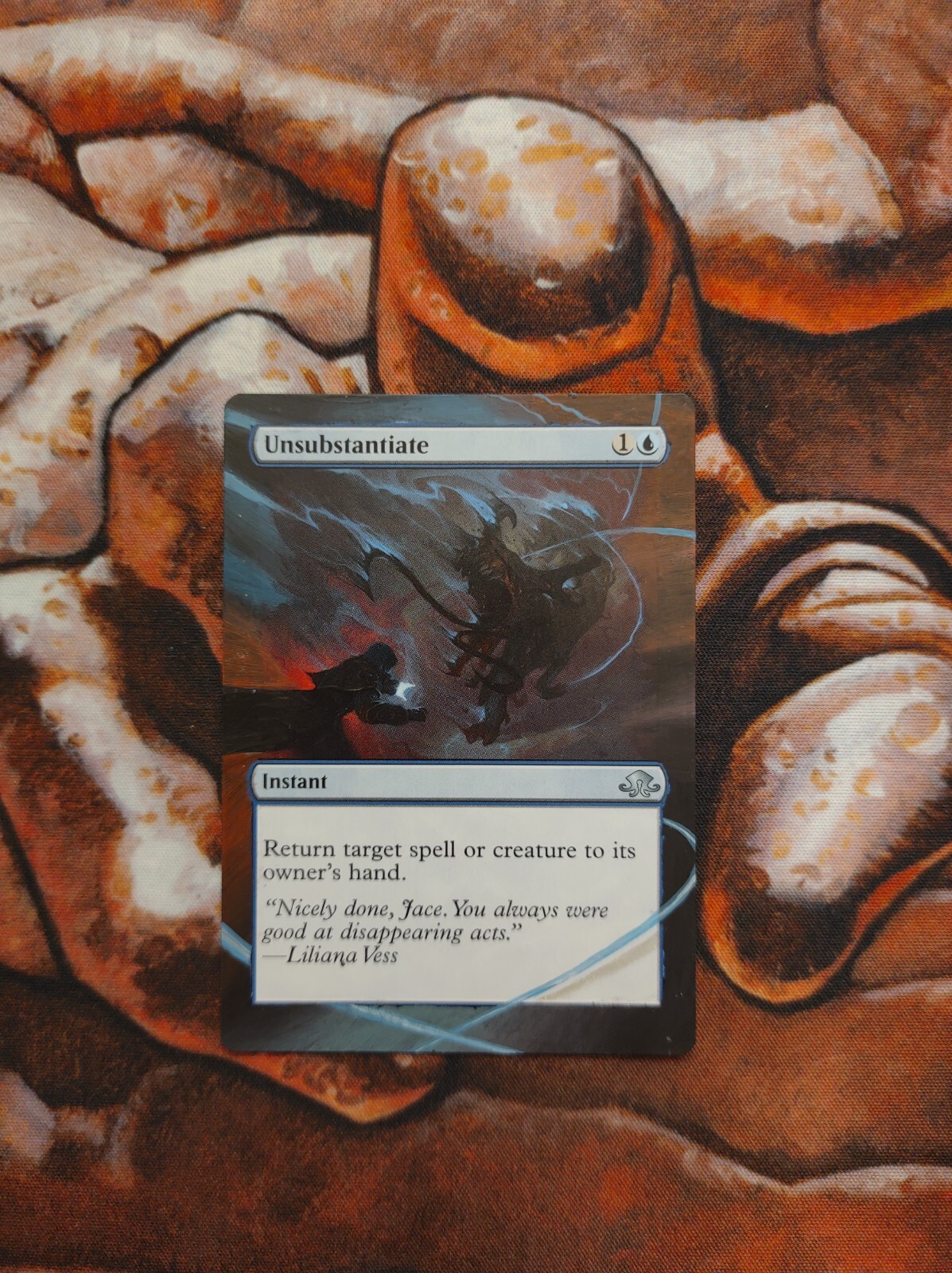 Magic the Gathering Unsubstantiate Hand Painted Custom MTG Altered Art ...