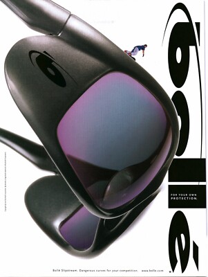 2002 VINTAGE PRINT AD - BOLLE SLIPSTREAM GLASSES AD - SNOWBOARDING - AD ...