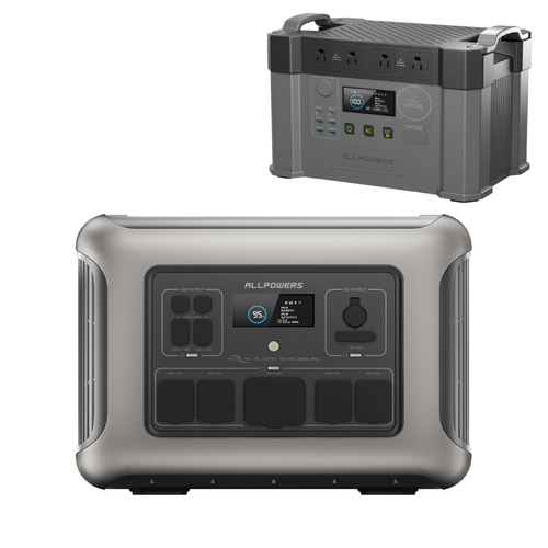 ALLPOWERS R2500 S2000 Solar Generator Power Station Home Battery Backup ...