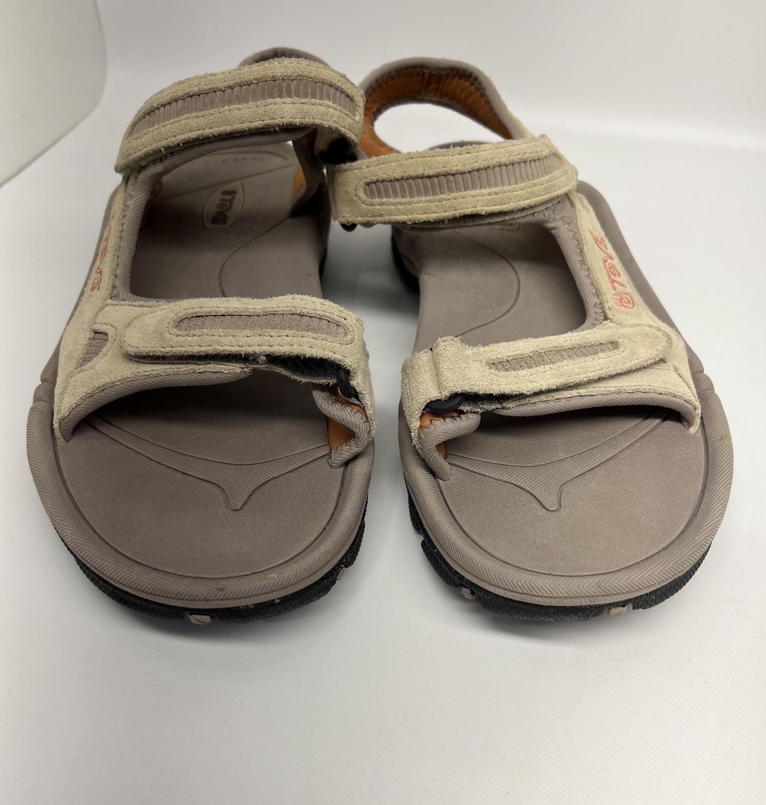 Teva Sandals #6468 Beige Suede Leather Hiking Sandals… - Gem