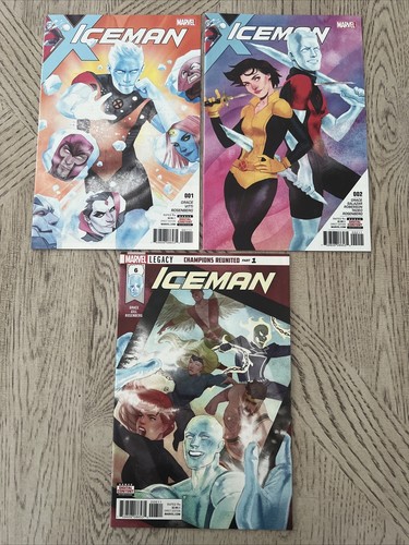 Iceman (2017 Series) Issues 1, 2, 6 Marvel Comics | eBay