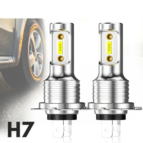 H7 Car LED Headlight 80W 8000LM Globes Bulbs Kit 6000K Xenon White Beam ...