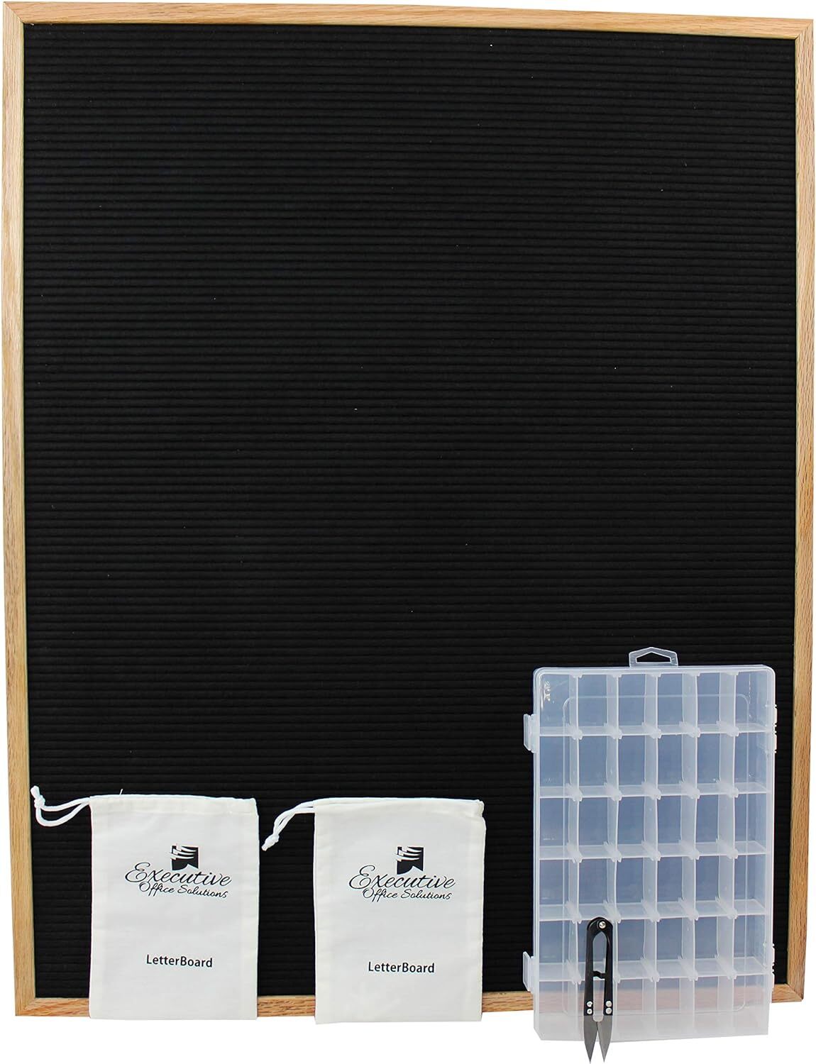 Extra Large Changeable Letter Board - Black Felt With Solid 24x30 Inch ...