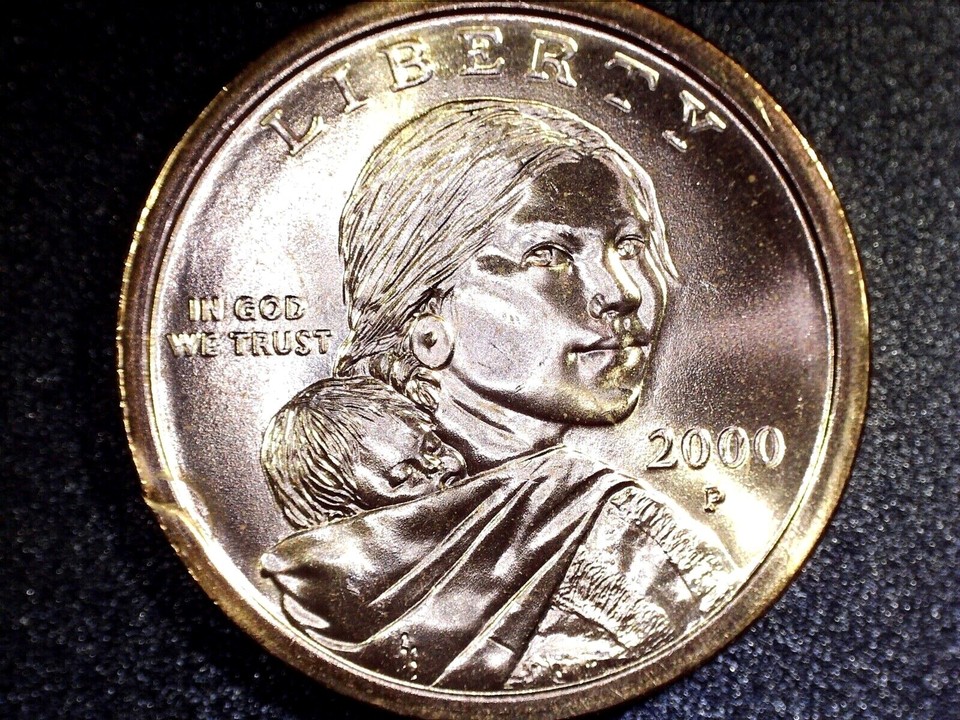 2000 P Sacagawea Dollar Error Coin -Rim Error/CUD Start *GEM* *RARE ...