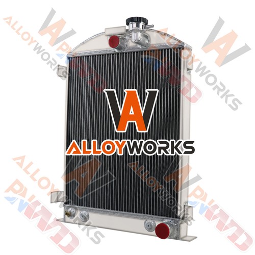 Aluminum 3 Row Radiator For Ford Model A Chopped Hi-Boy 3.3L Chevy ...