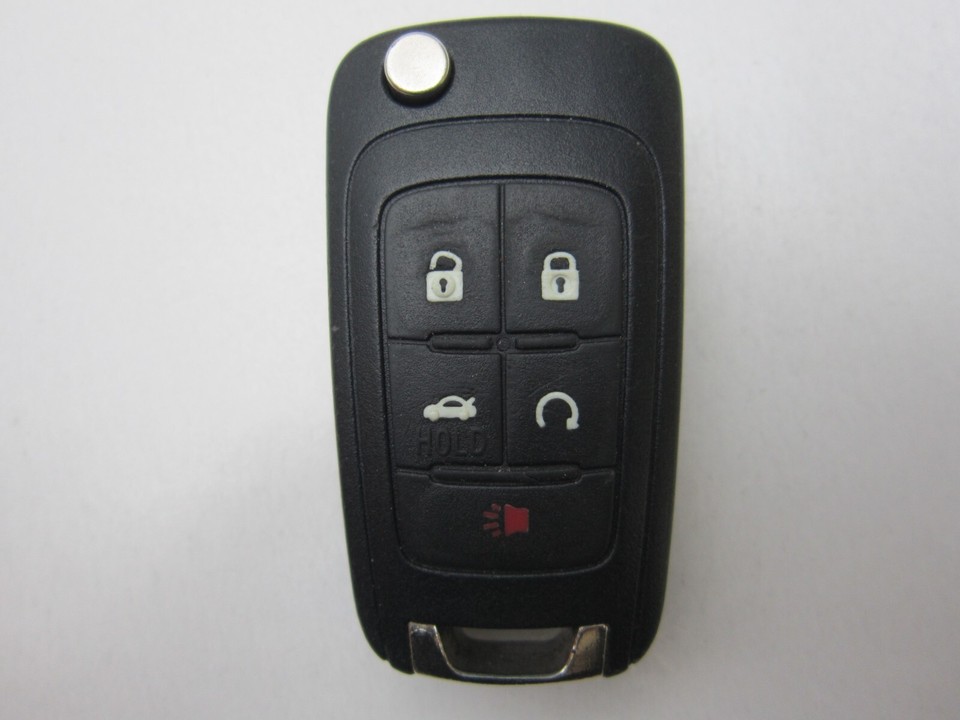 OEM CHEVY FLIP KEY KEYLESS REMOTE KEY FOB TRANSMITTER ALARM 13500221 ...