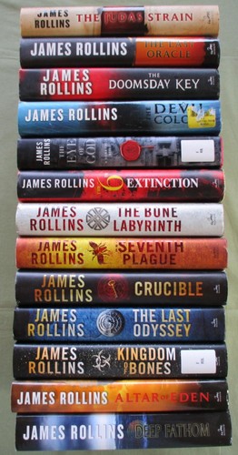 JAMES ROLLINS 13 HCDJ Thriller Book Lot 11 SIGMA FORCE Series KINGDOM ...