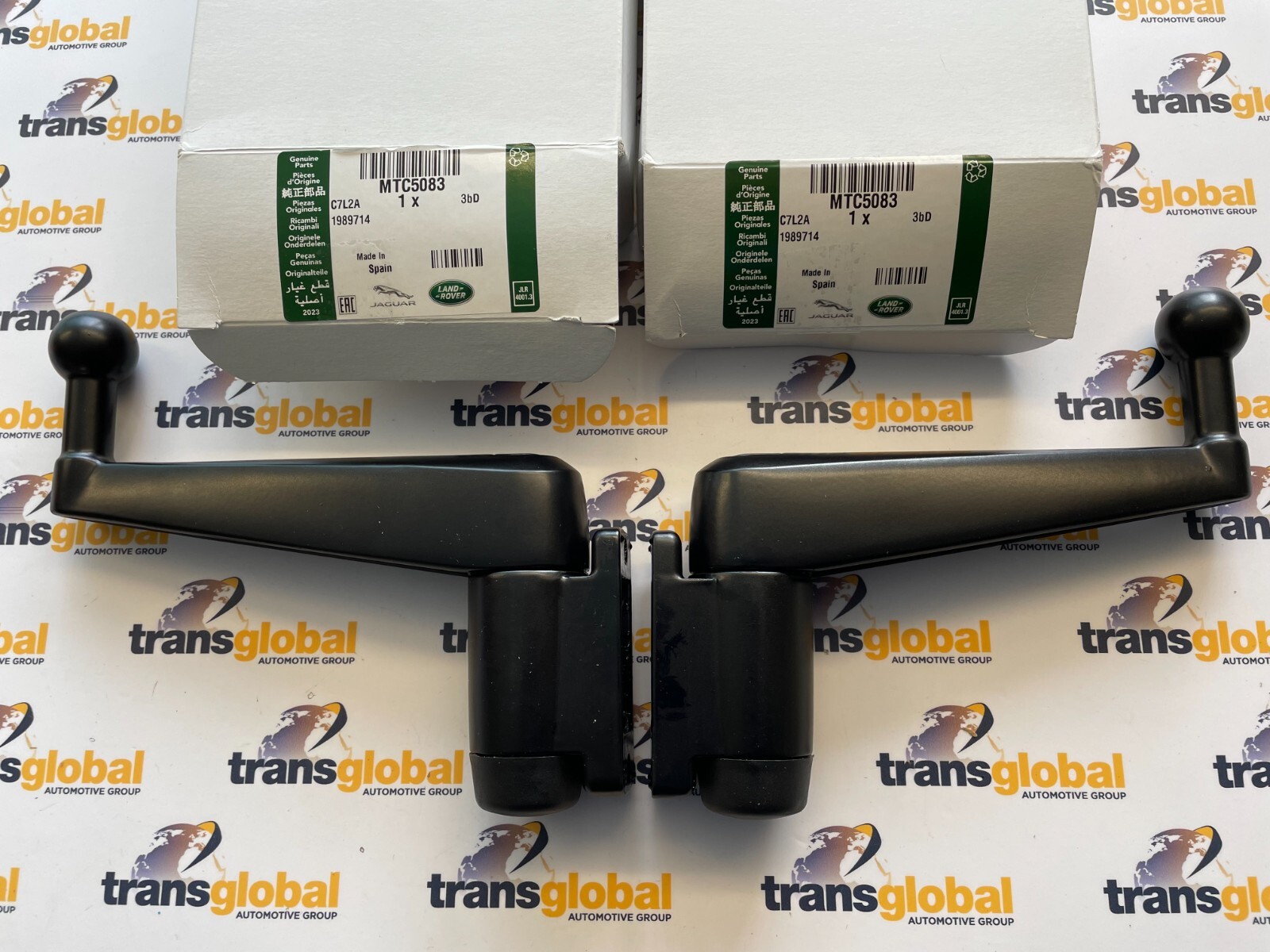 Land Rover Defender 90 110 127 130 Wing Mirror Arm Pair GENUINE LR ...