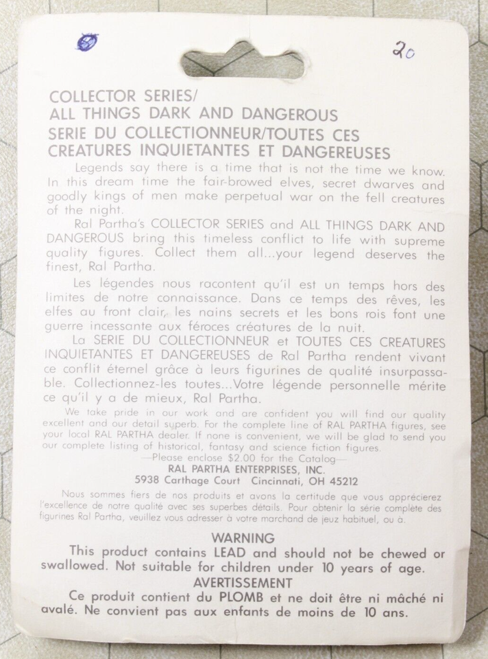 Ral Partha Fantasy ENCOUNTERS OF THE IMAGINATION 02-511 WEALTHY TRAVELLERS horse | eBay