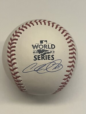 Caleb Cotham Rawlings Official 2022 World Series Baseball Phillies GTP ...