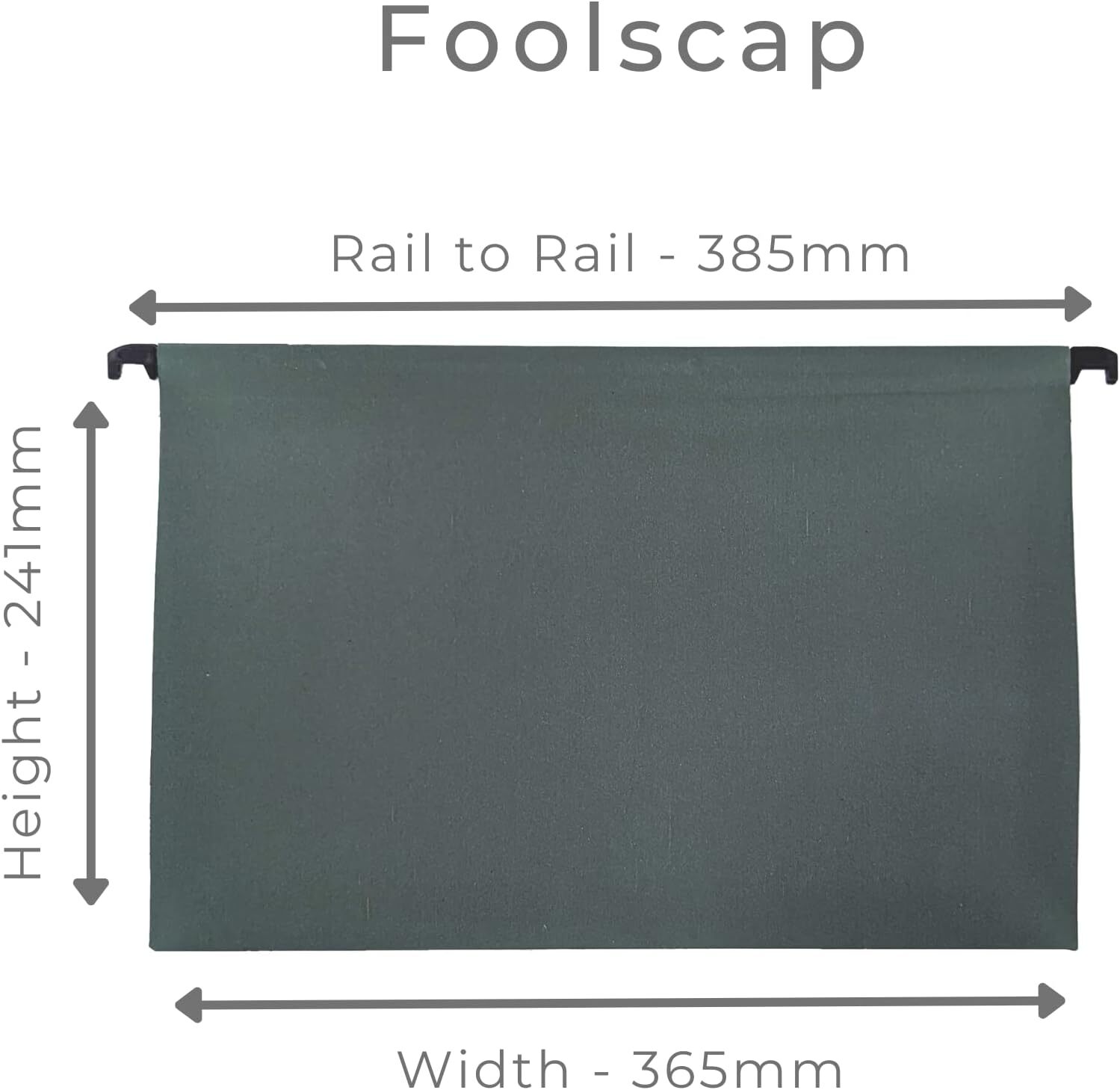 Cathedral Suspension files foolscap 20pk - Green Foolscap Pack of 20 ...