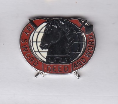 US Army Civil Affairs Psychological Ops Cmd CAPOC Airborne crest DUI ...