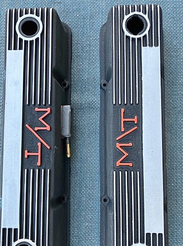 VALVE COVERS, PAIR, Chevy,SBC,Finned Alum,M/T, TALL,CLEAN ...