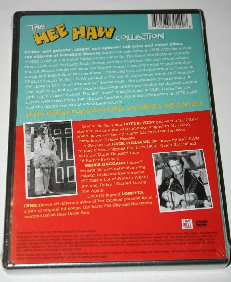 The Hee Haw Collection (DVD, 2003) Merle Haggard Hank Williams Jr ...
