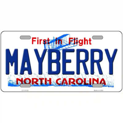 Mayberry North Carolina Metal Sign | eBay