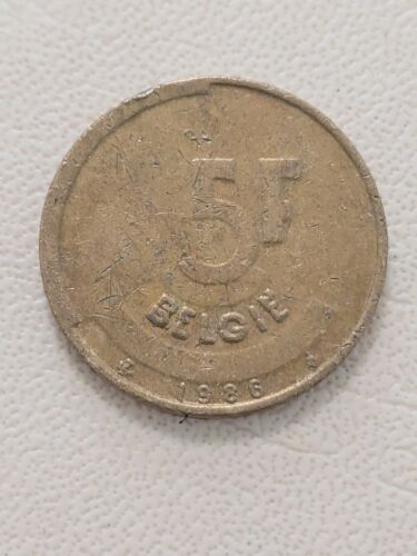 BELGIUM 1986 5 FRANC 5F Belgie coin Kayihan coins T146 | eBay