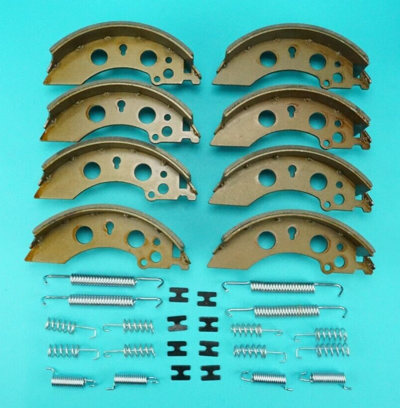 2 x Axle Set 200x50 Brake Shoes & Springs for ALKO 200mm x 50mm Caravan ...