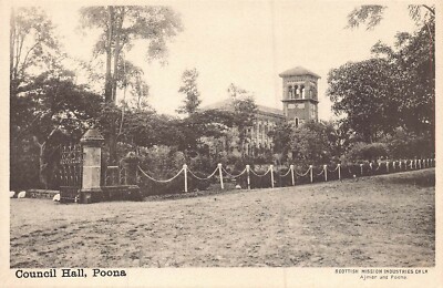 Poona Pune India~Council Hall~Scottish Mission Industries~Foto ...