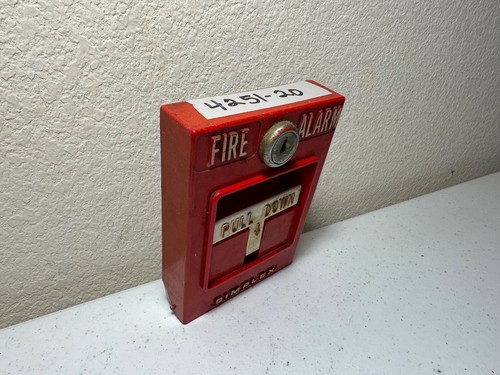Simplex 4251-20 NONCODED Nonaddressable Fire Alarm Manual Pull Station ...