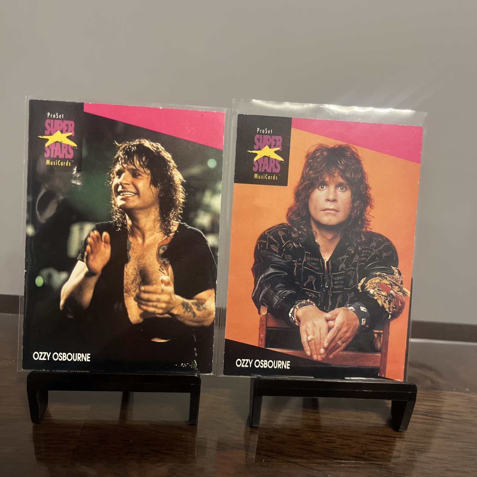 Ozzy Osbourne PRO SET MUSIC SUPERSTARS Trading Cards | eBay