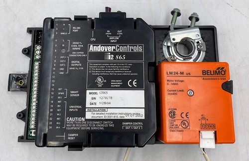 Andover Controls I2865 VAV Controller with Built-In Actuator & Belimo ...
