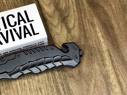 TRS Threat Response Tactical Survival EDC 325S Pocket Knife spring ...