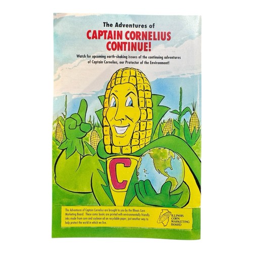 Vintage 1990s Captain Cornelius Comic Book – Corn Power Comics Issue #1 ...
