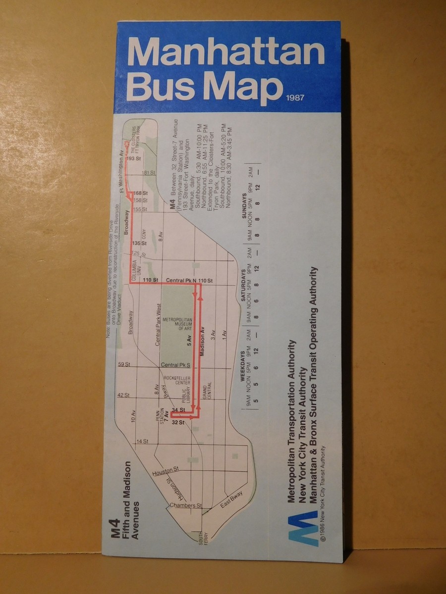 Lower Manhattan Bus Map Mta