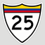 Colombia Ruta Nacional 25 Car Decal / Sticker Panamerican Highway Route ...