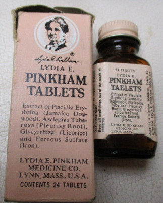 VINTAGE LYDIA PINKHAM TABLETS EMPTY WITH BOX | eBay