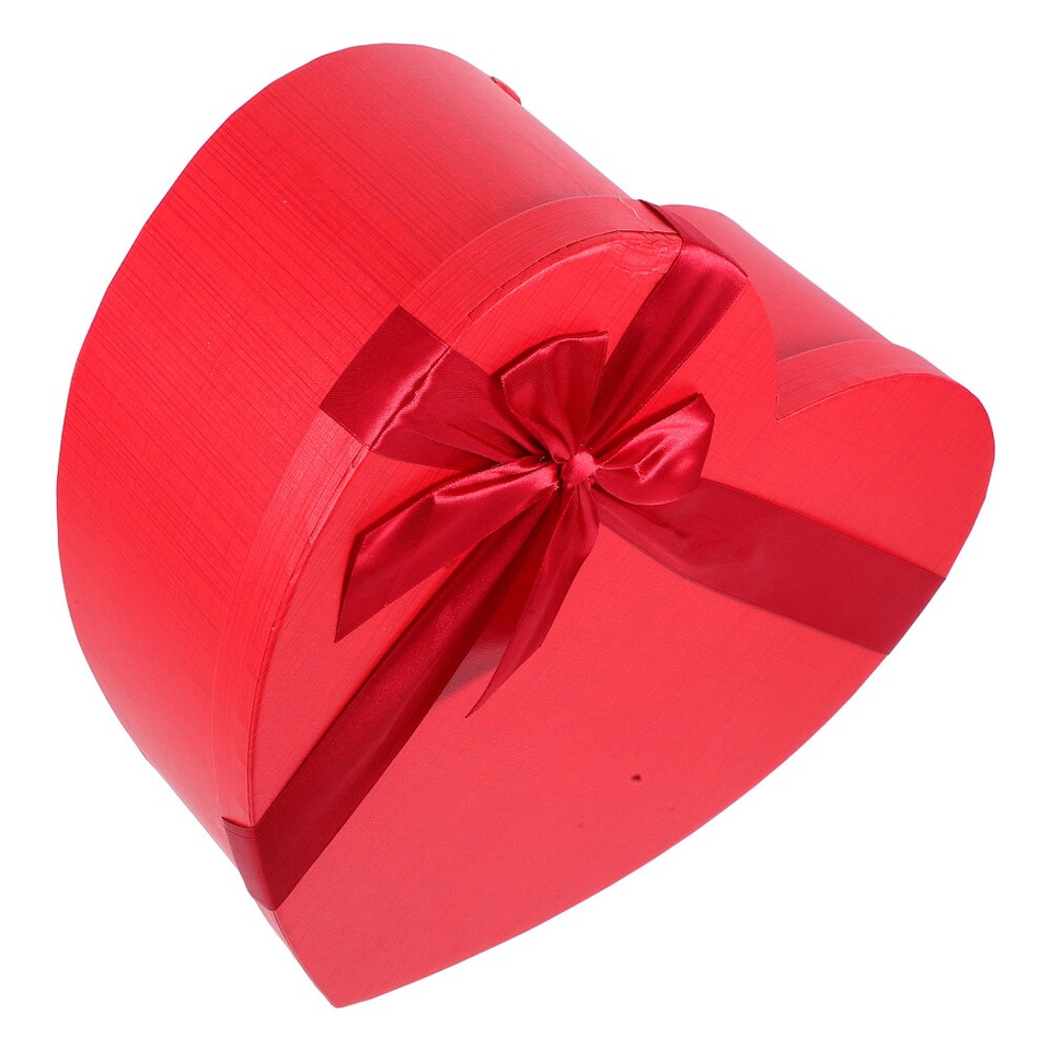 Valentine'S Day Heart Shaped Present Box For Couples Heart Storage Box ...