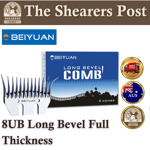 Beiyuan 8UB Long Bevel Full Thickness Comb Shearers Sheep Shearing ...
