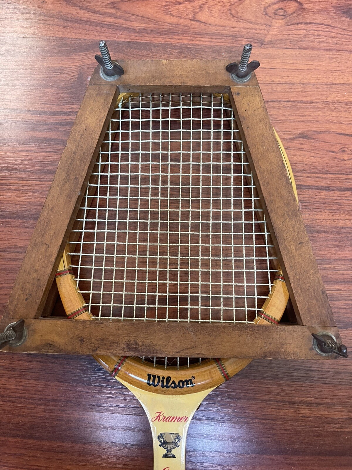 Wilson Jack Kramer Kramer Cup Wood Racket Speed Flex Fibre Face Vintage ...
