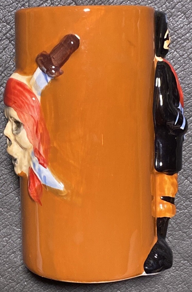 Pirate Skull Jolly Roger Grog Cup Ceramic Vintage DW542 - FREE Shipping ...