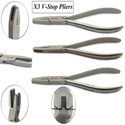 V- Stop Loop Bending Forming Pliers Dental Orthodontic lab Braces Tools ...
