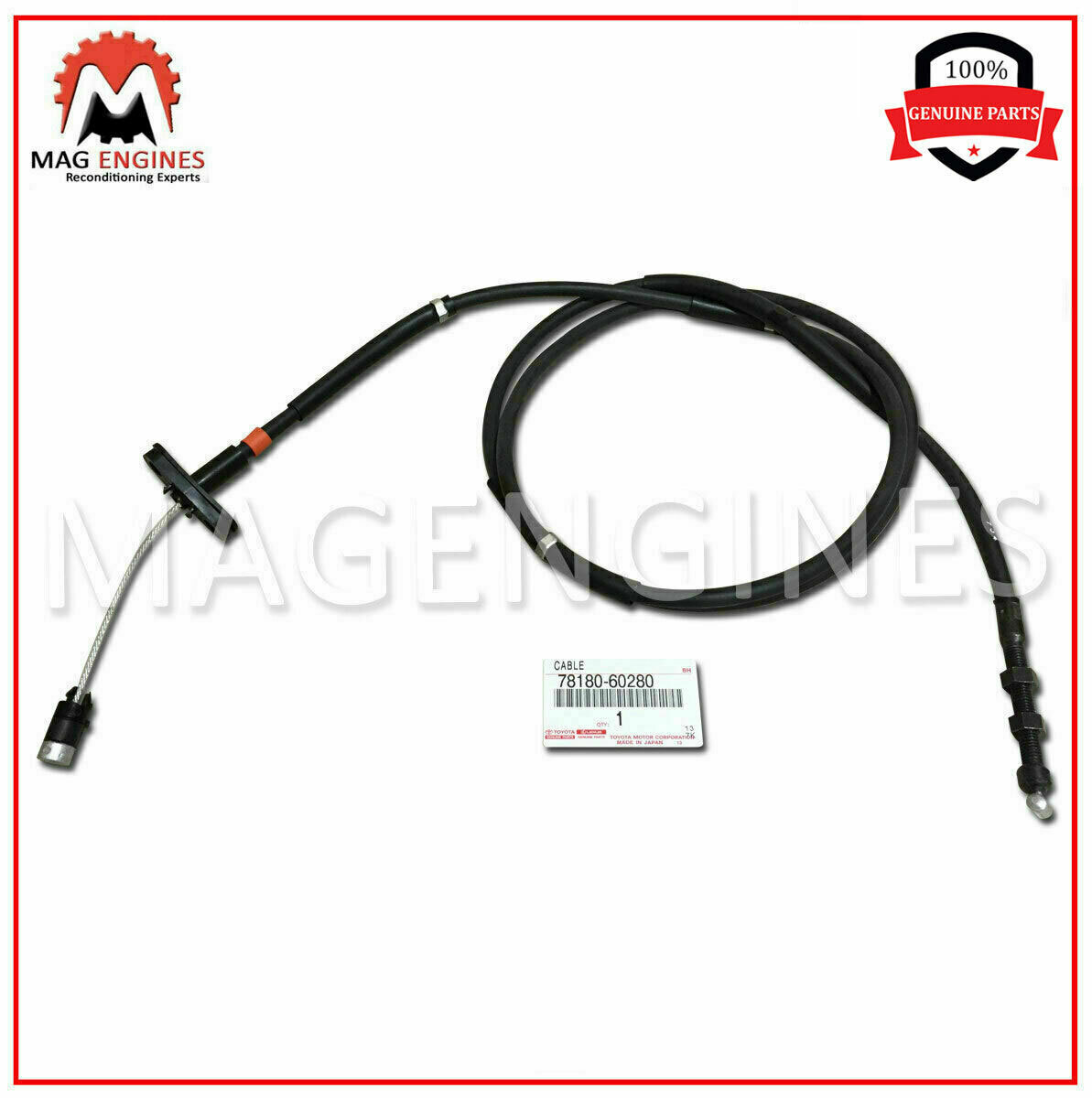 78180-60280 GENUINE OEM CABLE ASSY, ACCELERATOR CONTROL 7818060280 | eBay