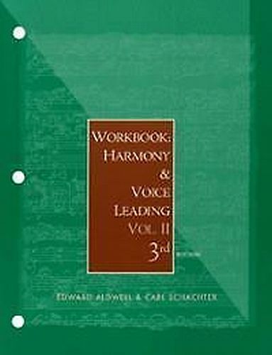 Workbook: Harmony & Voice Leading Vol. III 3rd Edition Edward Aldwell | eBay Australia