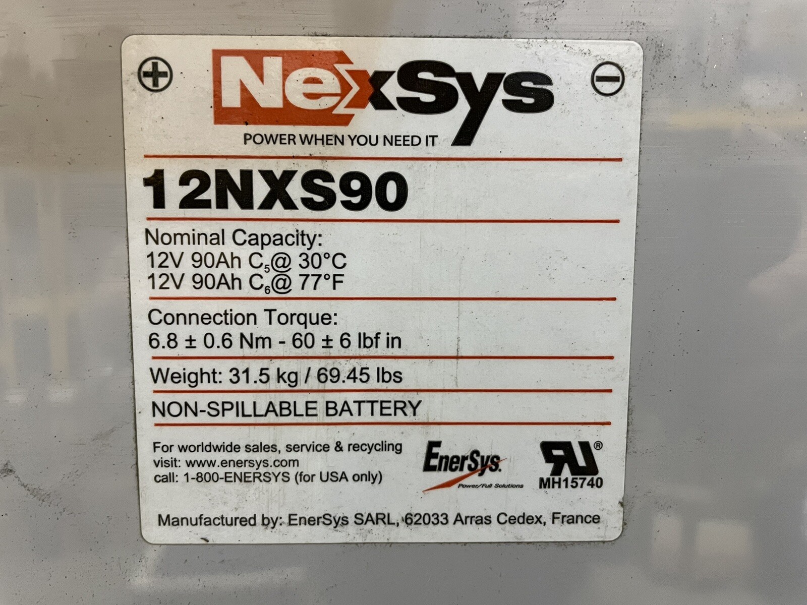 NEXSYS THIN PLATE PURE LEAD (TPPL) 12V TPPL Technology Lead Acid ...