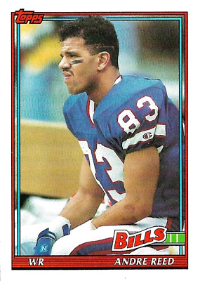 1991 Topps #54 Andre Reed Buffalo Bills HOF | eBay
