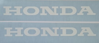 HONDA Vinyl Decal Sticker 281mm x 30mm White Tank VFR Civic Motorcycle ...