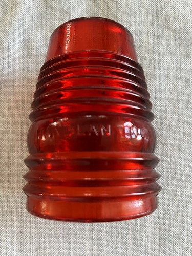Vintage Handlan Inc Railroad Red Globe Lens Lantern Subway Trains ...