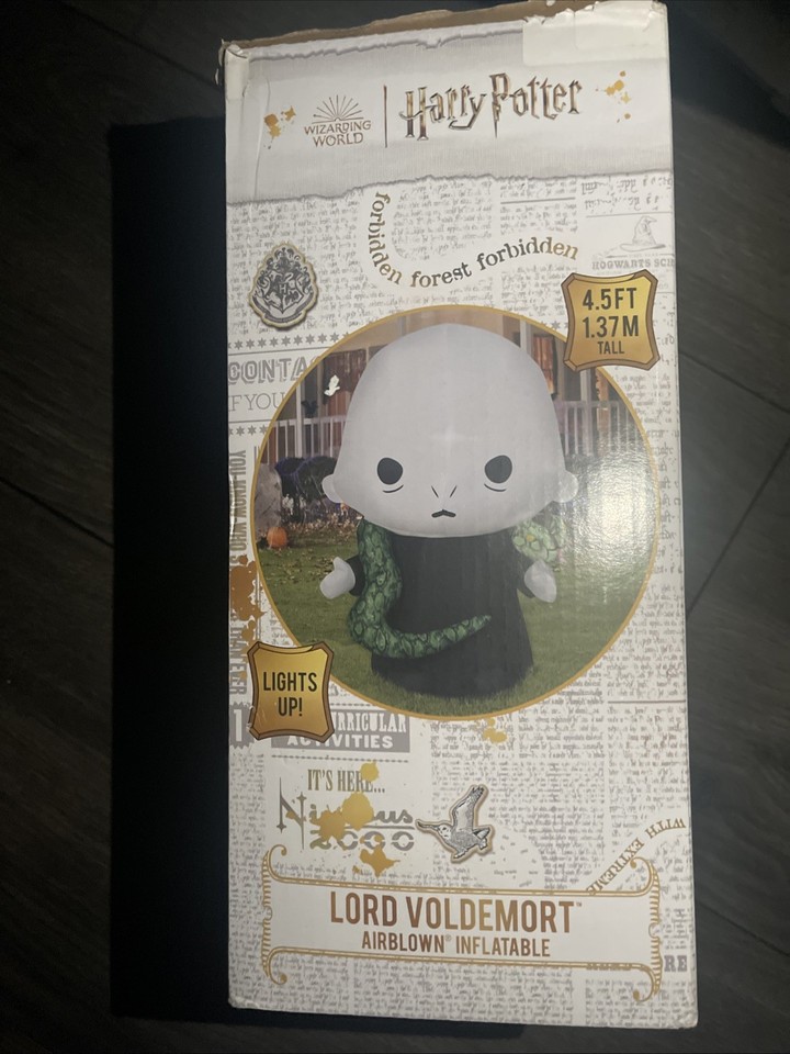Lord Voldemort 4.5ft Inflatable Airblown Gemmy Halloween Harry Potter ...