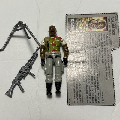 1986 Gi Joe 3.75" Roadblock V2 Figure Complete w/ Filecard Hasbro | eBay