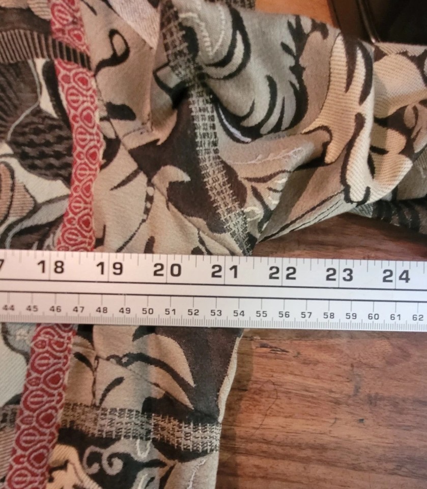 Citron Santa Monica Long Duster Coat Jacket Brocade Jacquard Kimono ...