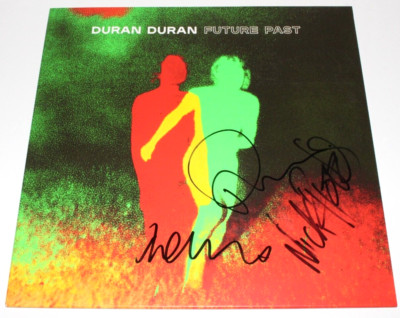 DURAN DURAN BAND SIGNED 'FUTURE PAST' ALBUM VINYL RECORD x3 COA JOHN ...