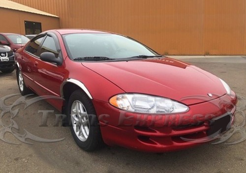 for 1998-2004 Dodge Intrepid Fender Trim Stainless Wheel Well Arch 4Pc ...