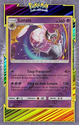 Lunala Reverse - SL02:Gardiens Ascendants - 61/145 -Carte Pokemon Neuve ...