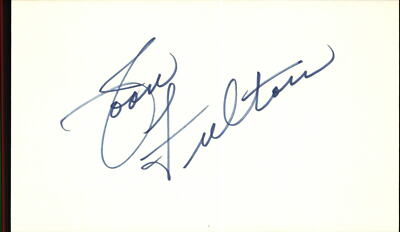 Joan Fulton Actress Signed 3" x 5" Index Card | eBay
