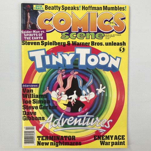 Comics Scene Magazine #15 1990 Newsstand Edition Cover: Tiny Toon ...